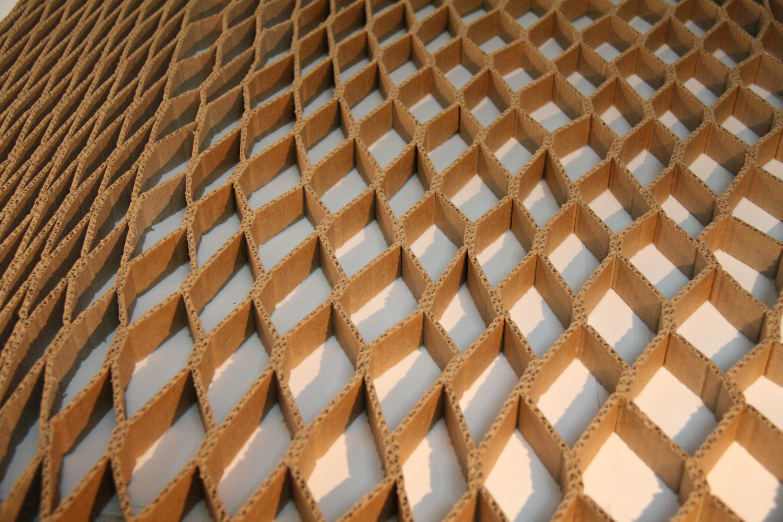 Cartón Corrugado – Hexágonos Mexicanos